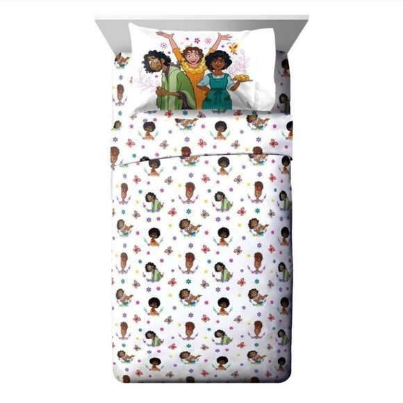 Disney | Bedding | New Disney Encanto 3 Piece Twin Sheet Set | Poshmark